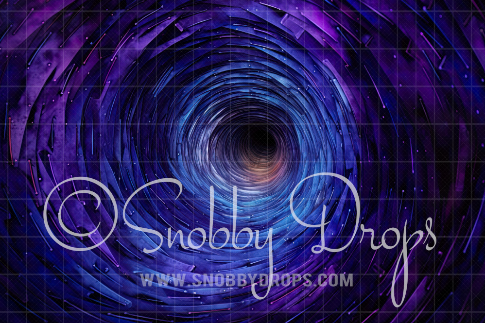 Caroline's Spiral Fabric Backdrop by Snobby Drops