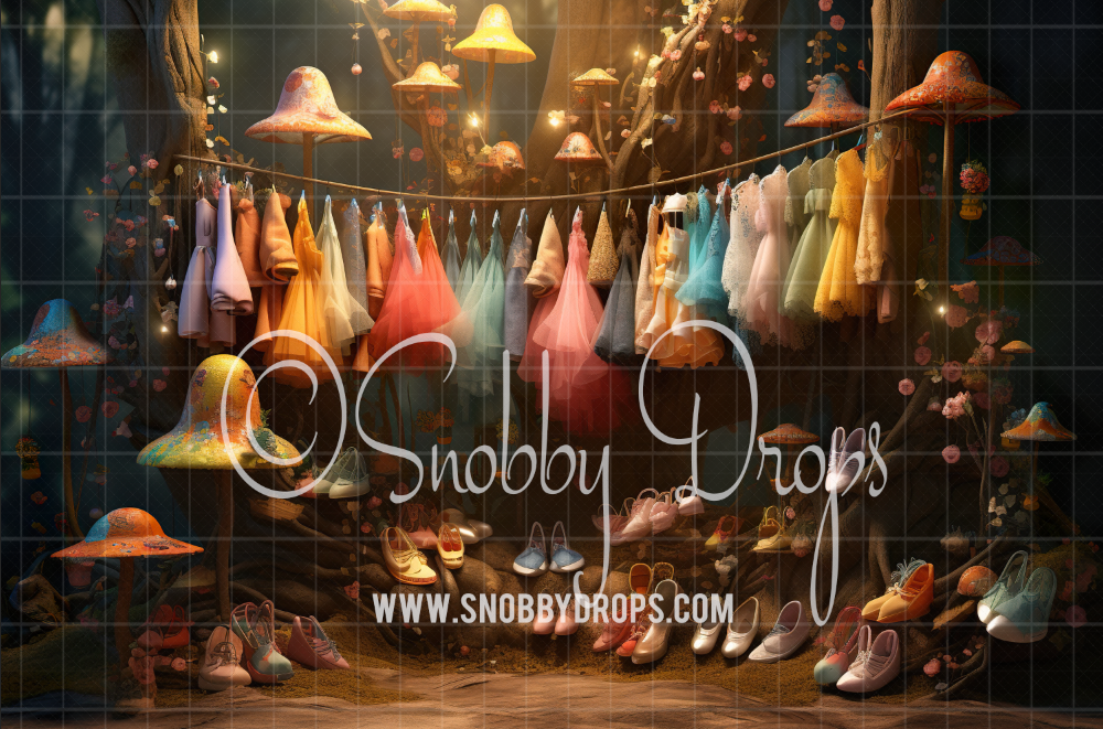 Fairy Closet Fabric Backdrop by Snobby Drops