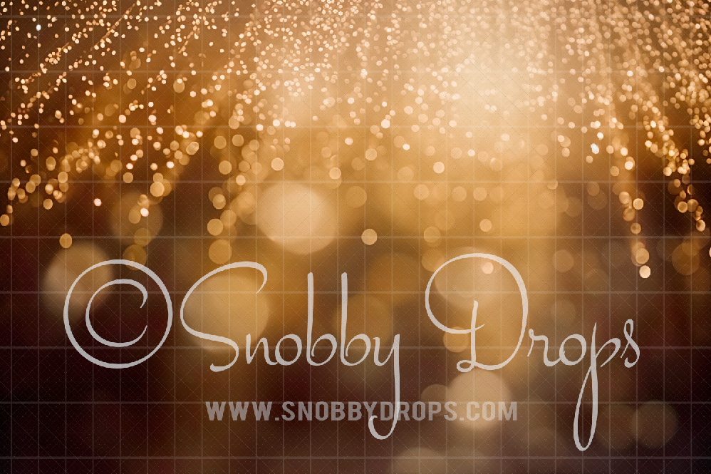 Glowing Bokeh Fabric Backdrop by Snobby Drops