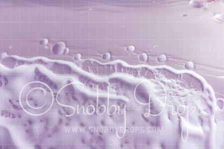 Pastel Mermaid Scene Sand Texture Fabric or Rubber Backed Floor PM1-F ...