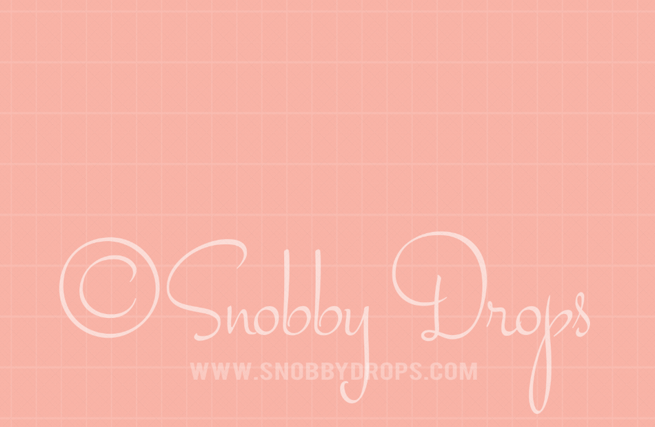 Poppy's Salon Pink Rubber Backed Floor by Snobby Drops