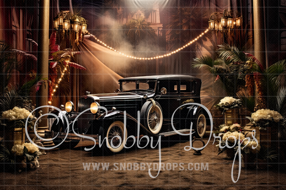 Prohibition Era Fabric Backdrop by Snobby Drops