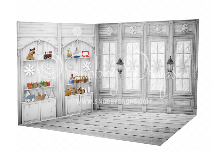 Elf Workshop 3-Piece Fabric Room Set by Snobby Drops